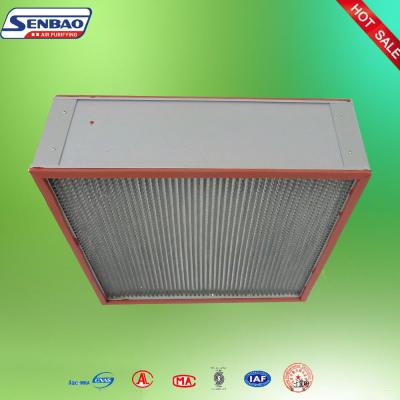 China HVAC System Air Handling Industrial Air Filters Unit Deep Pleated Panel for sale