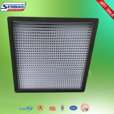 China H13 H14 Operating Room Air Purifier Hepa Filter 0.3 Micron Pleated Panel for sale