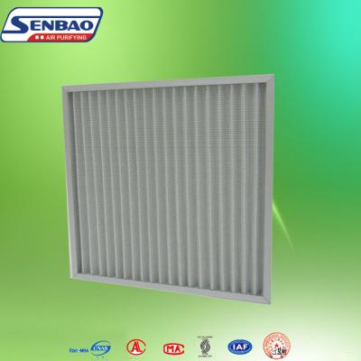 China 24 X 24 X 2 Inches Pleated Panel Pre Air Filters Thin Air Purifier Filter for sale