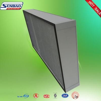 China Air Handlers High Efficiency Air Filter Aluminum Profiles Deep Pleated Fiberglass AHU for sale
