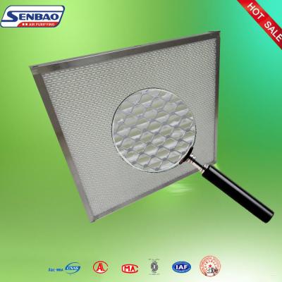 China Mini Fiber Glass Media High Efficiency Air Filter Stainless Steel Frame Air Purifier Filters for sale