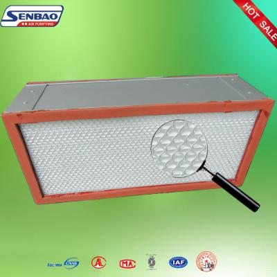 China Air Conditioning System Hepa Filter Air Purifier With Aluminum Frame for sale