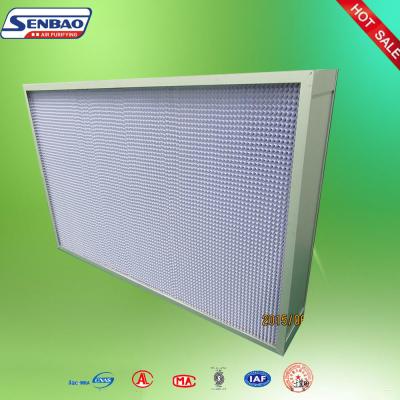 China Panel Pleated Hepa Media Filter HVAC Particulate Air Filter For Ventilation System for sale