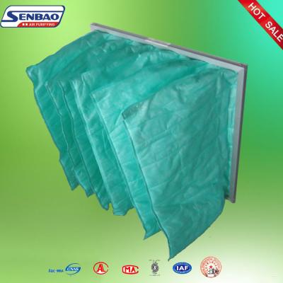 China Air Handling Unit Air Conditioning Air Filters , Pocket Cleaning Air Filters for sale