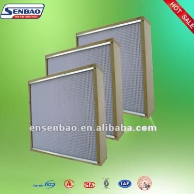 China H13 H14 Deep Pleated Seperator HEPA Air Filter For HVAC System for sale