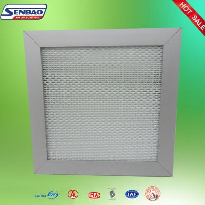 China Single Flange Gel Seal Hepa Air Filters Pharmaceutical Clean Room Air Filter for sale