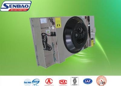 China Stainless Steel Hepa Fan Filter Unit Low Noise For Ultra - Clean Dust Free Room for sale