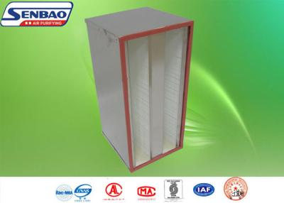 China Medical Device V Bank Filters V Cell Fiberglass Media Performance Air Filters for sale
