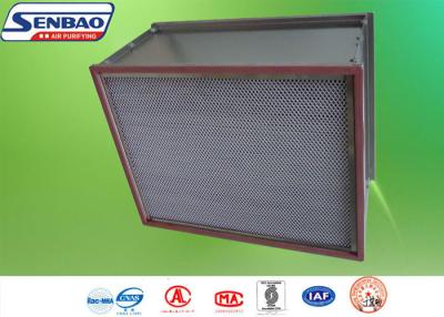 China H13 / H14 Stainless Steel High Temp HEPA Filter For Air Handling Systems for sale