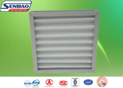 China Pleated Panel Air Conditioner Filters G3 G4 Grade Pre Air Filters for sale