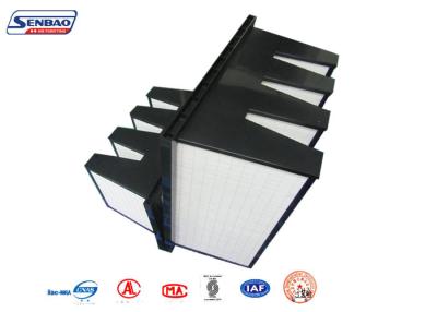 China Fiberglass Media Medium Efficiency Carbon Air Filter Housing ABS Plastic Frame Secondary for sale