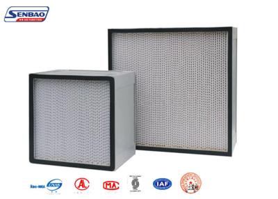 China H13 H14 Air Purifier Hepa Filter Fiberglass Media Panel Pleated Exhaust for sale