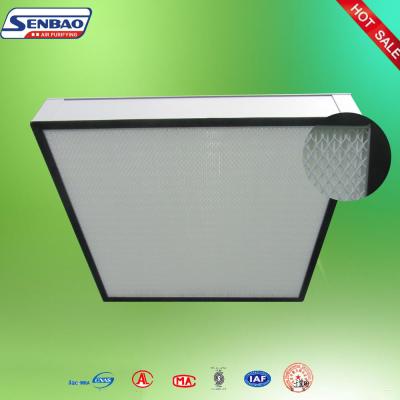 China Pharmaceutical Industry Central Air Conditioning System Hepa Panel Filter for sale