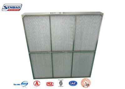 China HVAC Ventilation System High Temperature Hepa Filter Stainless Steel for sale
