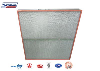 China ISO Industrial High Temp Hepa Filter Aluminum Foil Separating for sale