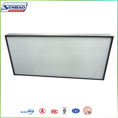 China Air Conditioning Units H13 H14 Cassette Hepa Air Filters 0.3um Particulate for sale