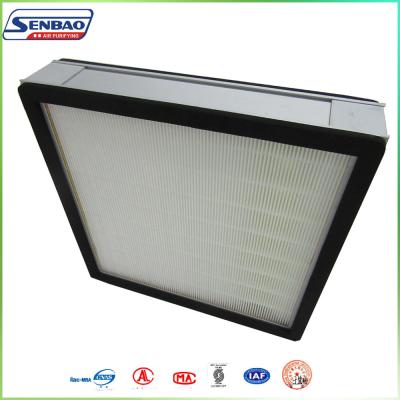 China Clean Room Air System Aluminium Cassette Filter Hepa 0.3 Micron for sale