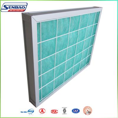 China Aluminum Frame Panel Fiberglass media Home Use Oven Furnace Air Filters for sale