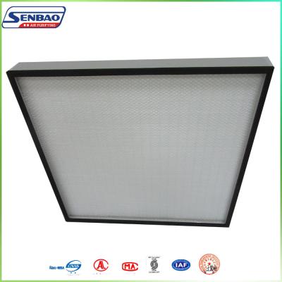 China Laboratory H13 H14 Mini Pleated Panel Air Filters High Efficiency for sale