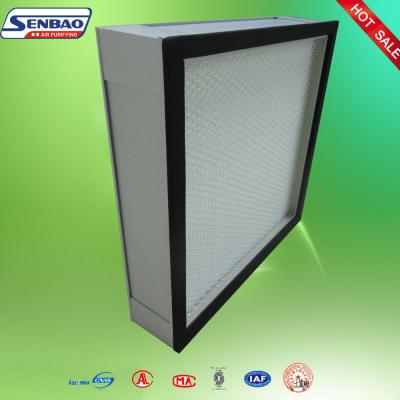 China 0.3um Particulate Galvanized Frame Hepa Room Air Filters For Hospitals for sale