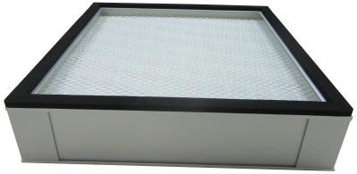 China Mini Pleated Panel High Efficiency Cassette Filters Hot Melt Adhesive for sale
