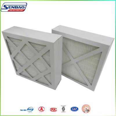 China Home Panel Pleated Furnace Carbon Air Filter MERV11 MERV12 Standard for sale