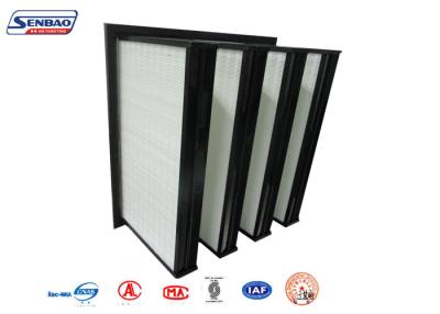 China Air Conditioning System V Bank Filters Mini Pleated Fiberglass Micron for sale
