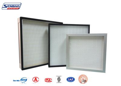 China Rigid HVAC Equipment AHU Filter Pleated Type Fiberglass Media Hepa Filters for sale