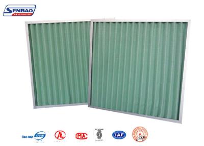 China Light Weight Pleated Panel Air Filters Versatility And Compact Structure for sale