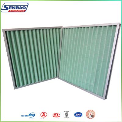 China White Green Media Pre Air Filter Galvanization Aluminum Nets 5um Particulate for sale