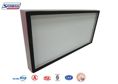 China Workshop Dust Filter Unit Mini Pleat Hepa Air Filters Aluminum Frame for sale