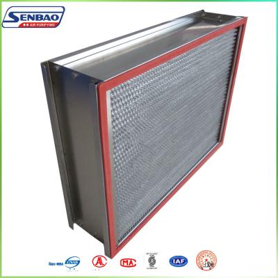 China Stainless Steel Frame SUS Oven Filter High Temp Hepa Filter High Efficiency for sale