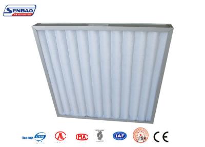 China Ceiling Mounted Filteration System Pleat Panel Primary Pre Air Filters for Central Air Conditioning for sale