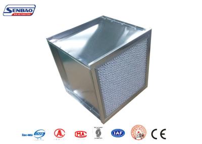 China Pharmaceutical Industry Clean Room Air Filter , HVAC System Deep Pleated Hepa Filter for sale