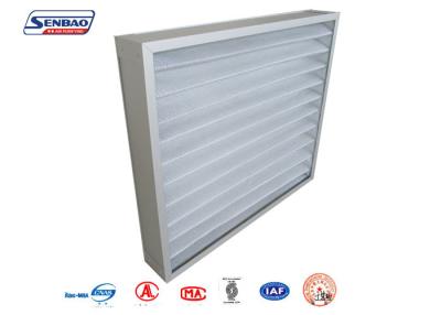 China HVAC System Aluminum Frame Pleated Panel Air Filter Replacement G3 G4 Primary Efficiency for sale