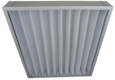 China Aluminum Frame Primary Efficiency Pleated Panel Pre Air Filters with Wire Mesh for sale