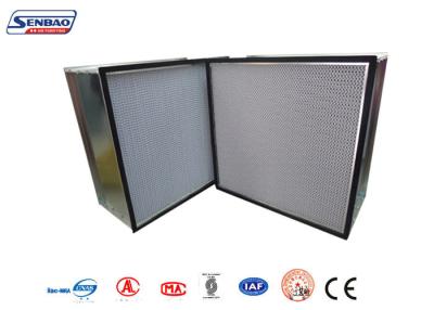 China Clean Room Ceiling GI Frame Fiberglass Media Industrial Replacement Hepa Air Filters for sale