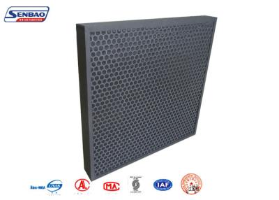 China Honeycomber Cardboard Frame Black Carbon Air Filters for Industrial Absorbing Smells for sale