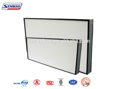 China Clean Room HVAC Air System Mini Pleated Air Purifier Hepa Filter Industrial for sale