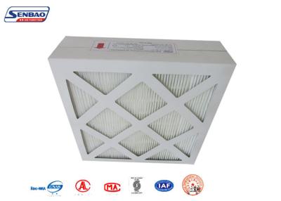 China Pleated Panel Air Conditioning Activated Carbon Air Filter With F6 F7 F8 PP Paper Material for sale