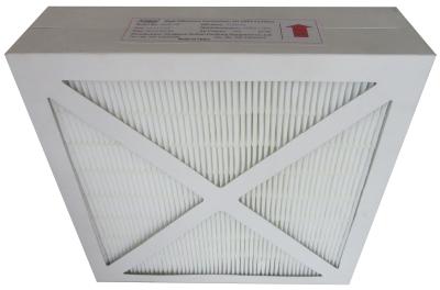 China Photoelectricity Clean Room Air System Pleated Panel Medium Efficiency Air Filters with Cardboard Frame for sale