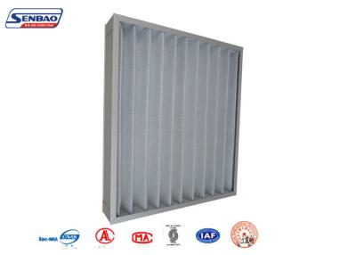 China G3 G4 Aluminum Frame Pleated Synthetic Fiber Panel Type Air Filters HVAC for sale