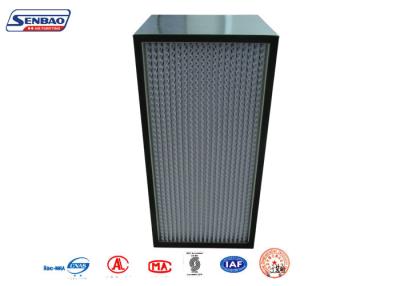 China Industrial Cleanroom Deep Hepa Air Filters Pleated Seperator Box Type for sale