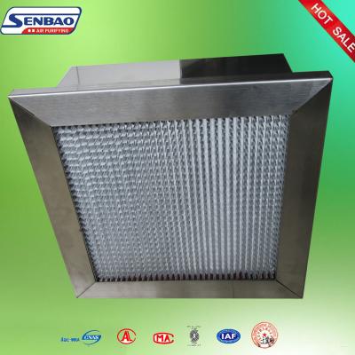 China H13 Deep Pleat Hepa Air Filters For Clean Room And Hvac System ISO9001 for sale