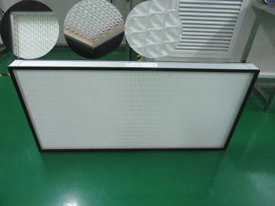 China H14 Mini Pleat HEPA Filter for laminar flow cabinet, laboratory, clean rooms for sale
