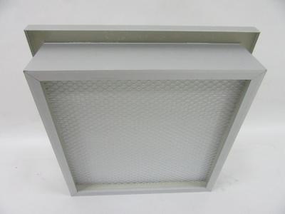 China HVAC System Aluminum Frame Hepa Filtration System Mini Pleated Gel Seal Particle Filter With Single Head for sale