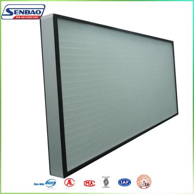 China Commercial and Industry AHU Hepa Air Filters Aluminum Frame Mini Pleat Type for sale
