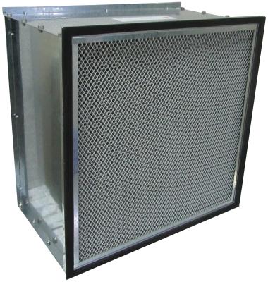 China Galvanized Frame Fiberglass Media Ventilation System Hepa Efficiency HVAC Air Filters for sale