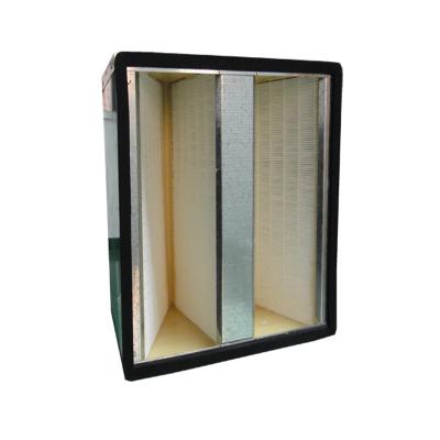 China Fiberglass V Bank Filters for sale