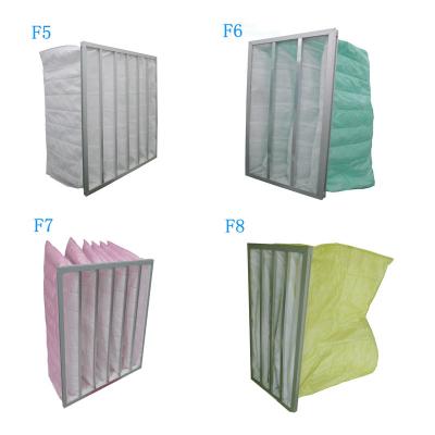China High Capacity Electronic Pocket Air Filter Performance For Industrial Plant for sale